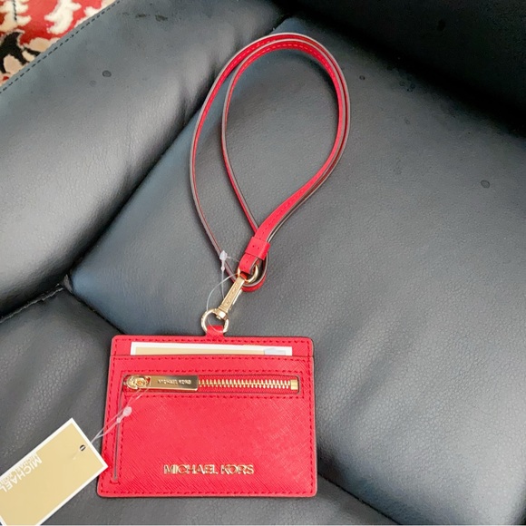 Michael Kors | Accessories | Michael Kors Id Card Case Lanyard In ...